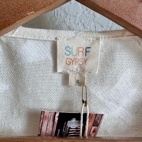 Surf Gypsy | Tops | Surf Gypsy Star Textured Wrap Tie Front Top Nwt Sz ...